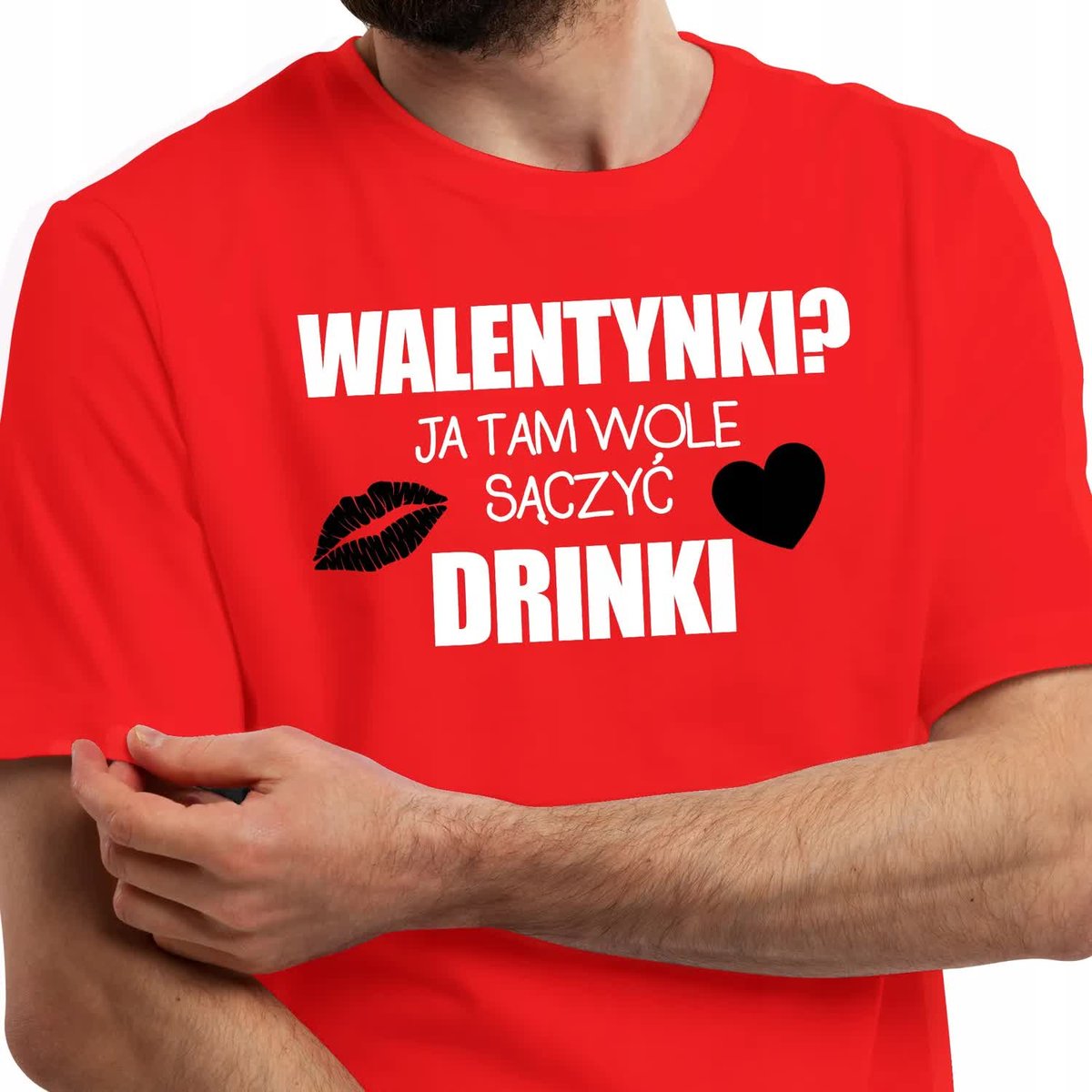 KOSZULKA Męska na WALENTYNKI Śmieszne Wzory - M - StyleCouture | Sklep EMPIK.COM