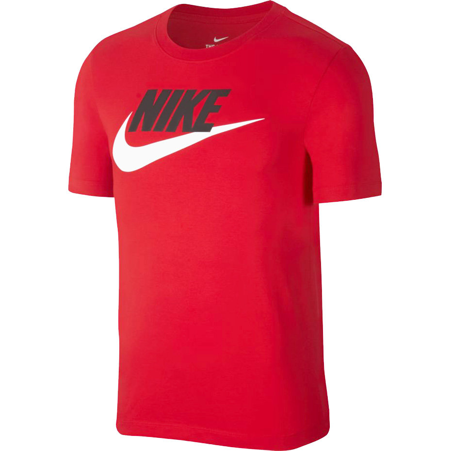 Koszulka męska Nike Tee Icon Futura czerwona AR5004 657 - Nike | Sport ...