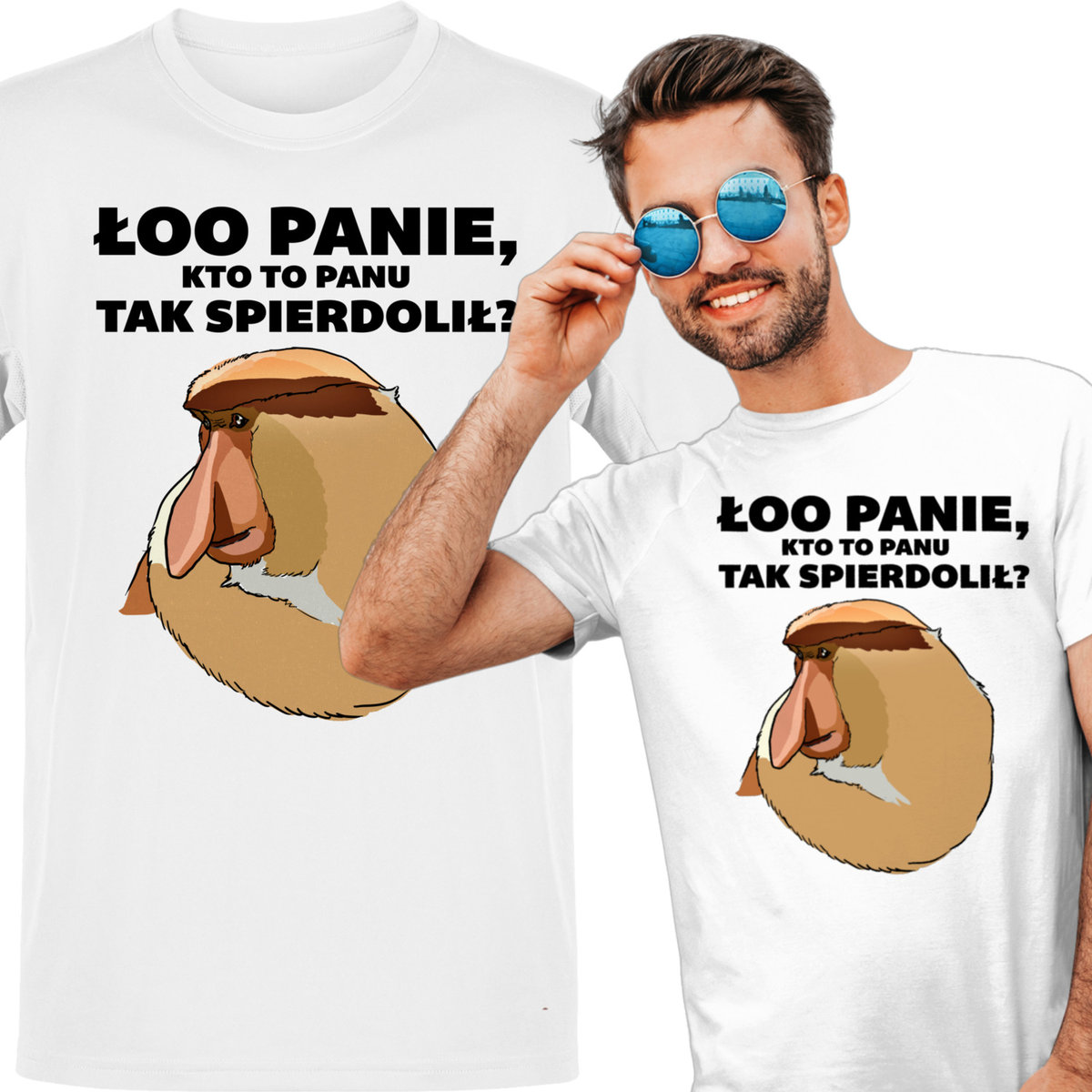 Koszulka męska Nosacz Janusz Fachowiec Kto Panu Tak Spier*olił XL ...
