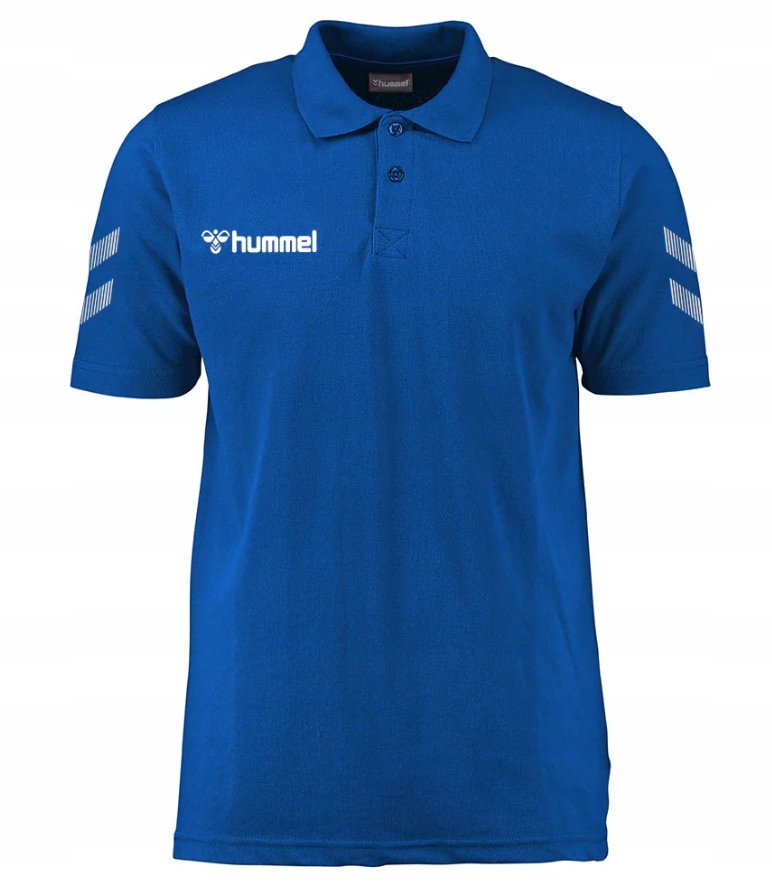 koszulka męska polo Hummel Elite krótki rękaw niebieska r.M - Hummel | Moda Sklep EMPIK.COM