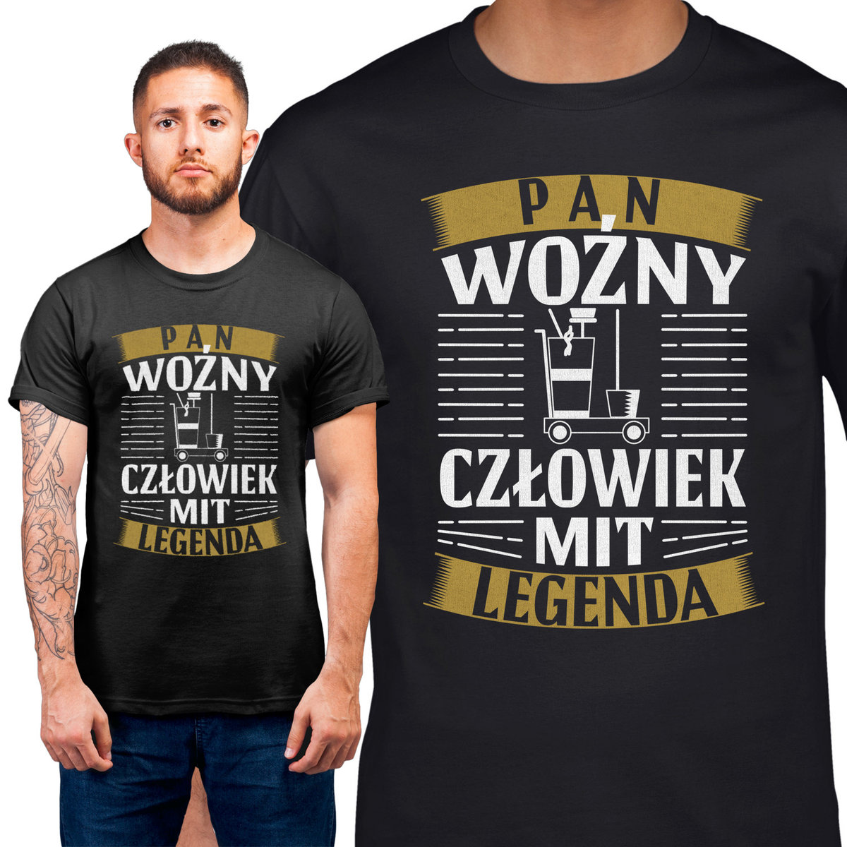 Koszulka męska Woźny Człowiek Mit Legenda S - VoloDonum | Moda Sklep ...