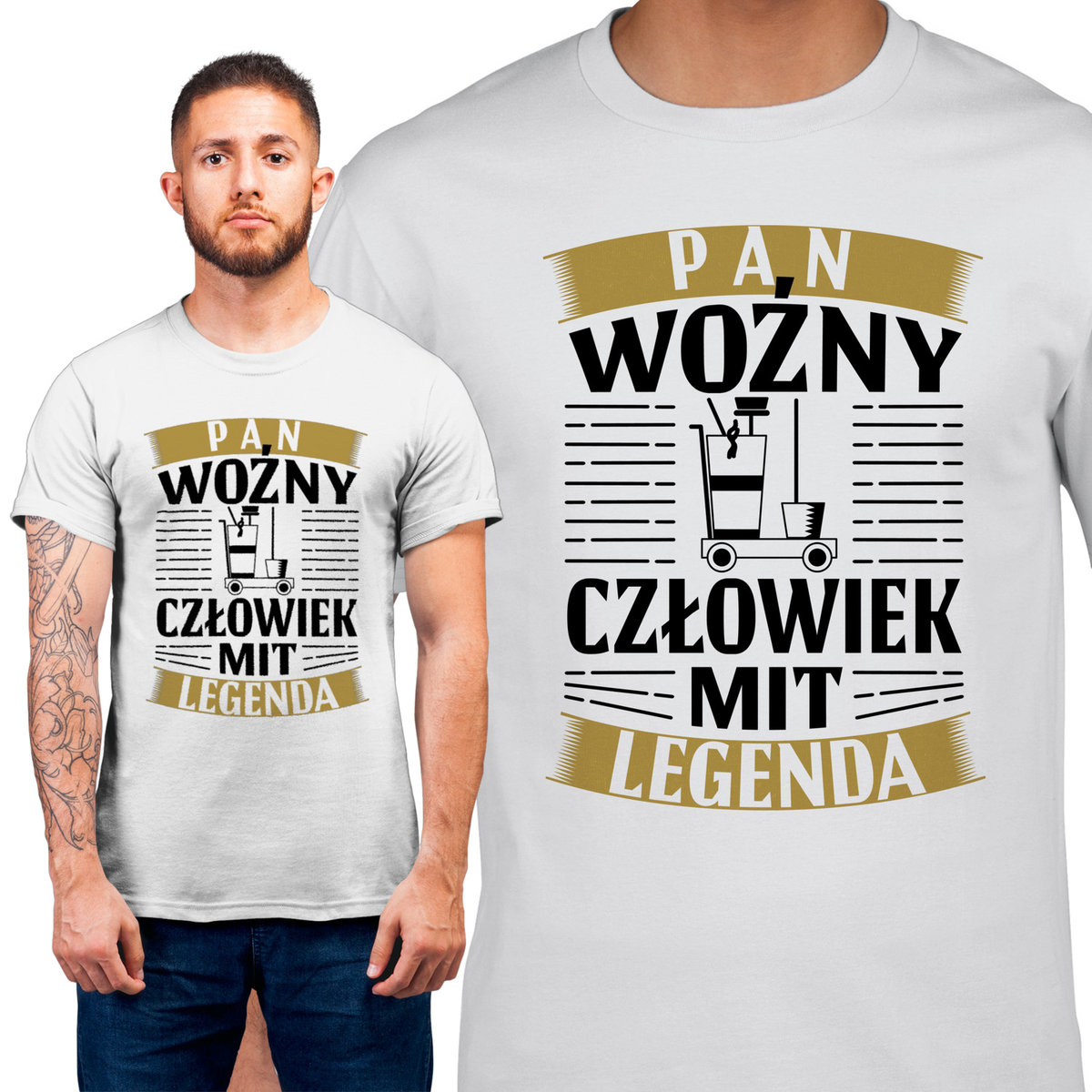 Koszulka męska Woźny Człowiek Mit Legenda S - VoloDonum | Moda Sklep ...