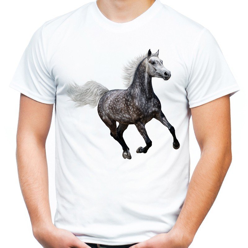 Koszulka męska z koniem L - JHK | Moda Sklep EMPIK.COM