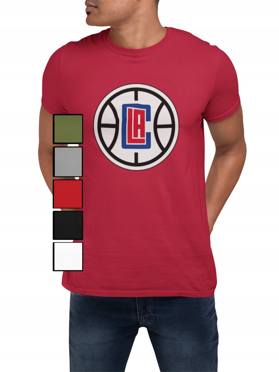 Koszulka Męska Z Nadrukiem Dla Fana Nba Koszykówka Los Angeles Cipers -M - Inna marka | Moda ...