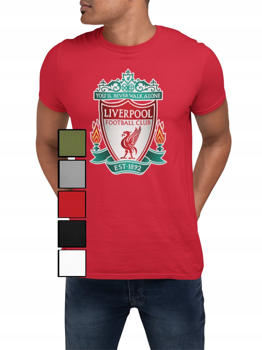 Koszulka Męska Z Nadrukiem Dla Fana Piłka Nożna Liverpool -Xl - Inna ...