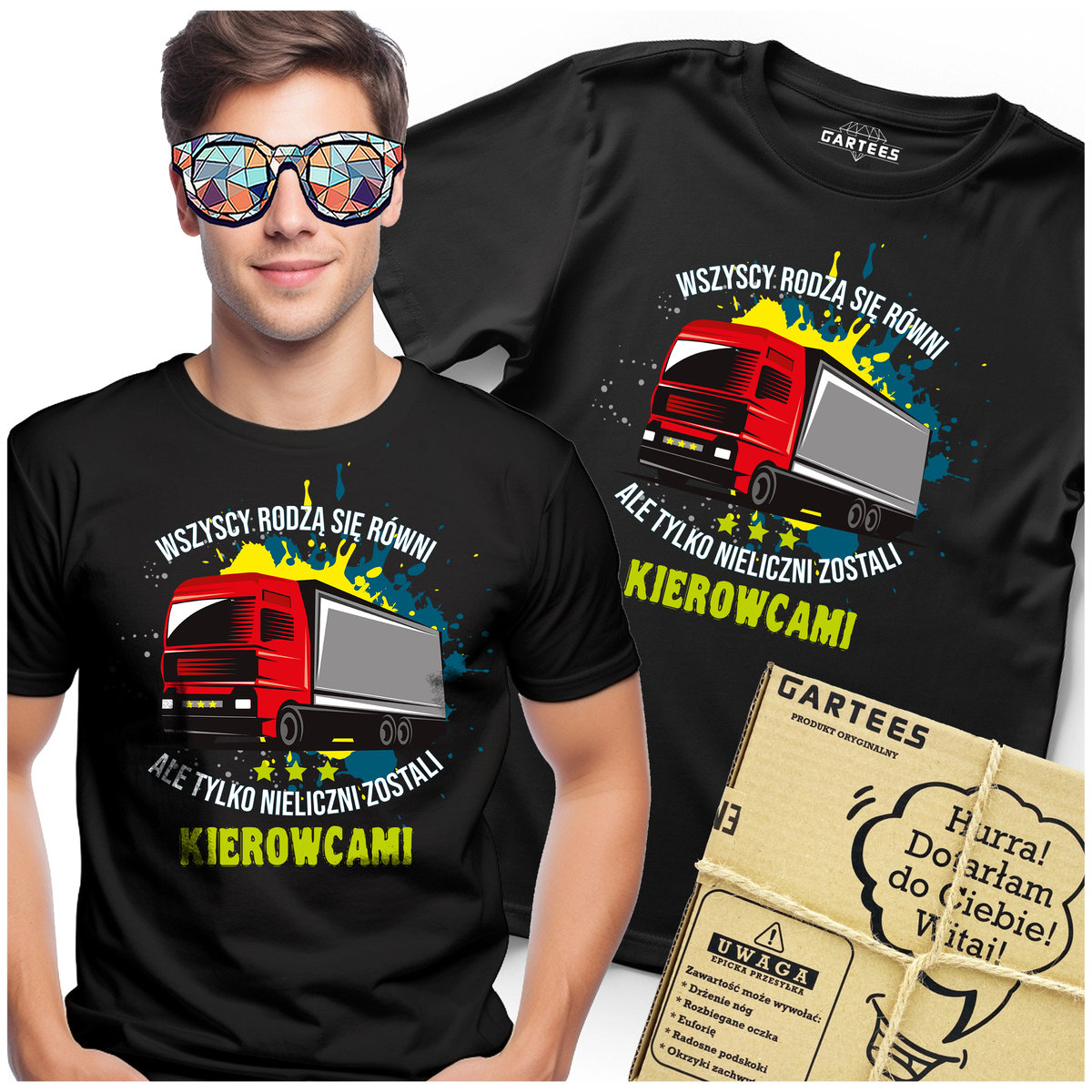 Koszulka Męska Z Nadrukiem Dla Kierowcy Tira Śmieszny Prezent Nadruk Tir - Gartees | Moda Sklep ...