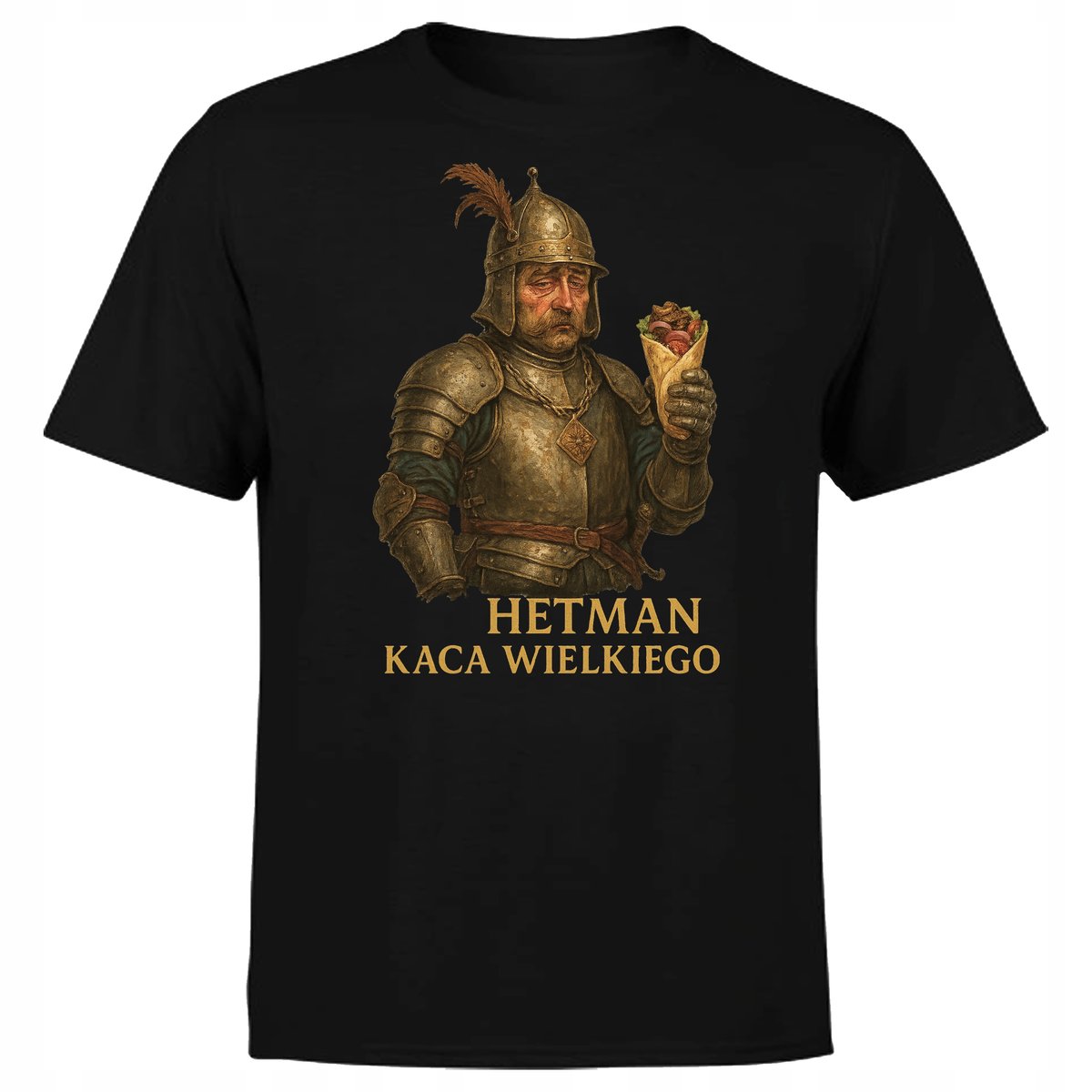 KOSZULKA MĘSKA Z NADRUKIEM HETMAN KACA WIELKIEGO ŚMIESZNA PREZENT 4XL ...