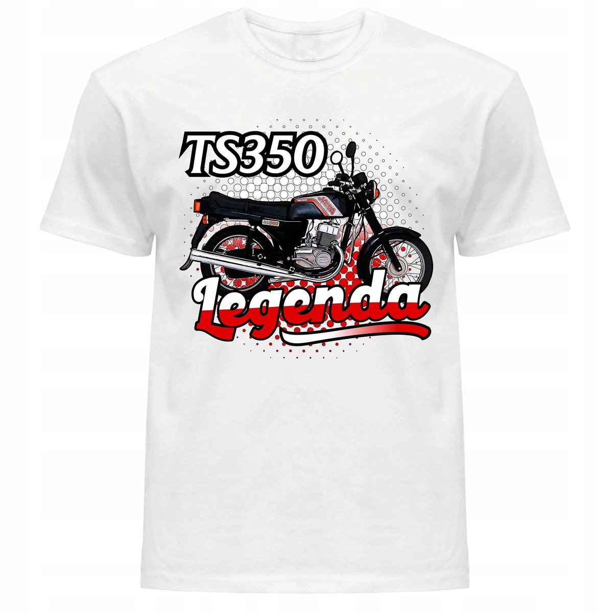 Koszulka męska z nadrukiem JAWA TS 350 KULTOWA PRL motocykl XXL - ARTEX FASHION | Moda Sklep ...