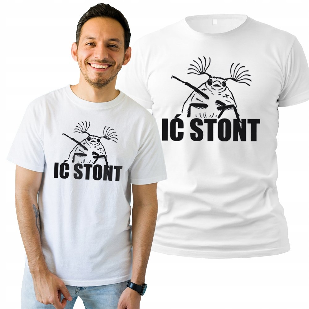 Koszulka Męska Z Nadrukiem T-shirt Prezent Urodziny Ić Stont S ...