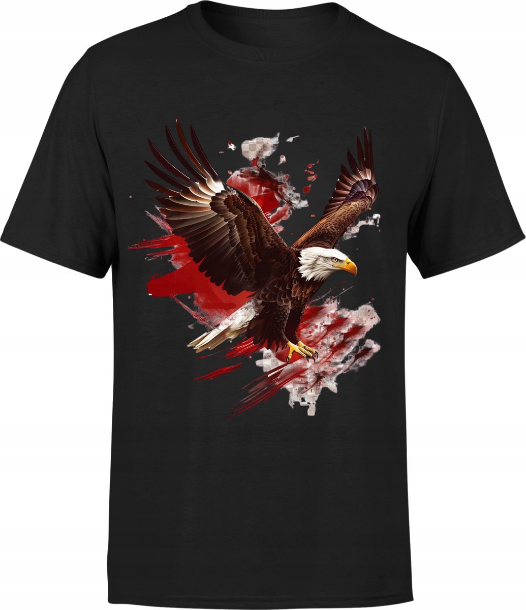 Koszulka męska z Orłem w barwach Narodowych T-shirt męski - Inna marka | Moda Sklep EMPIK.COM