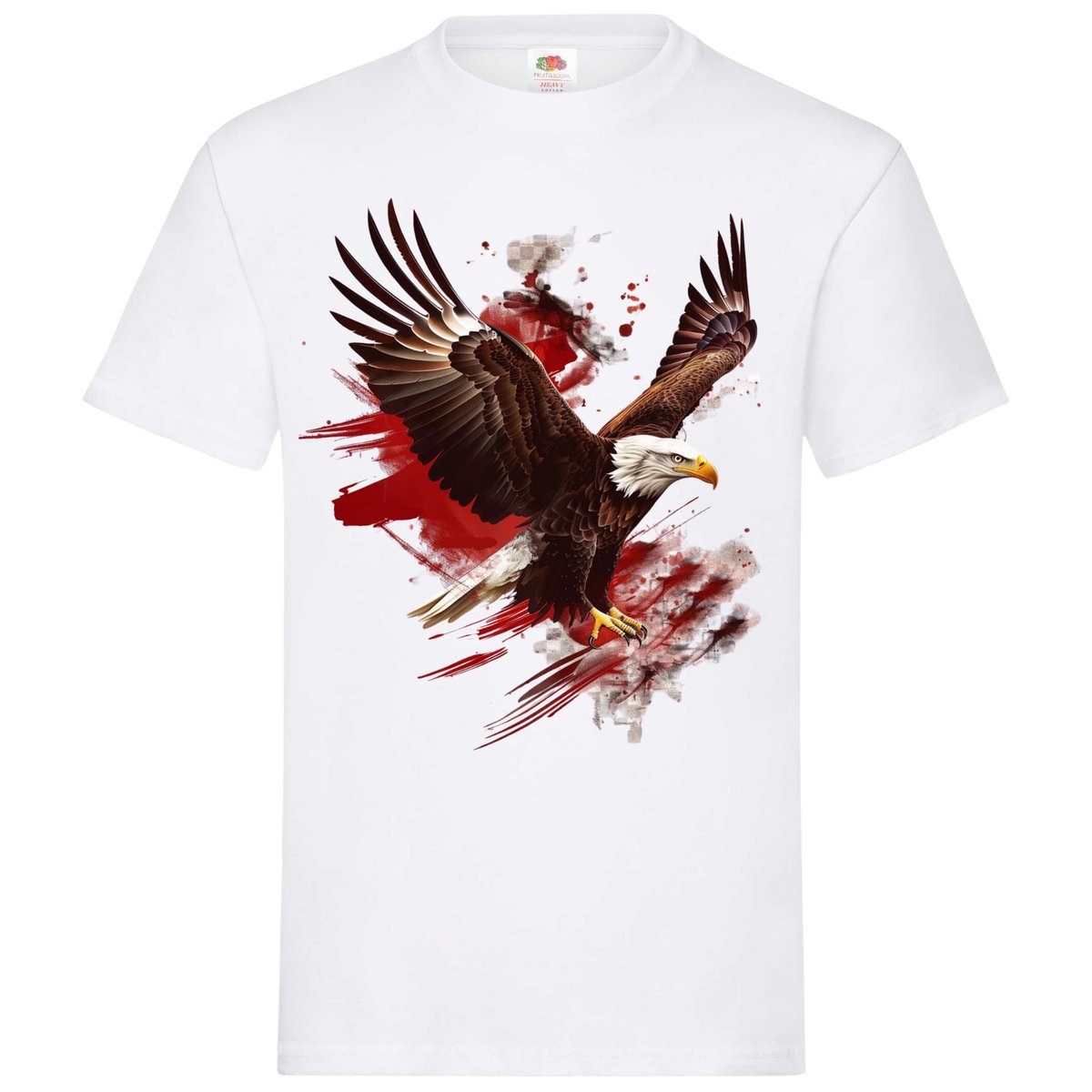 Koszulka męska z Orłem w barwach Narodowych T-shirt męski - Inna marka | Moda Sklep EMPIK.COM