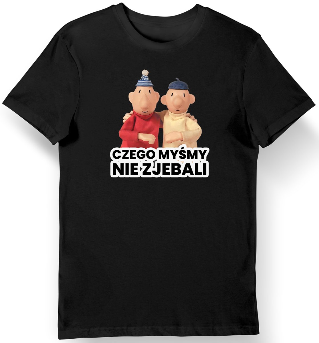 Koszulka męska z sąsiadami Pat i Mat "Czego myśmy nie.." śmieszna ...