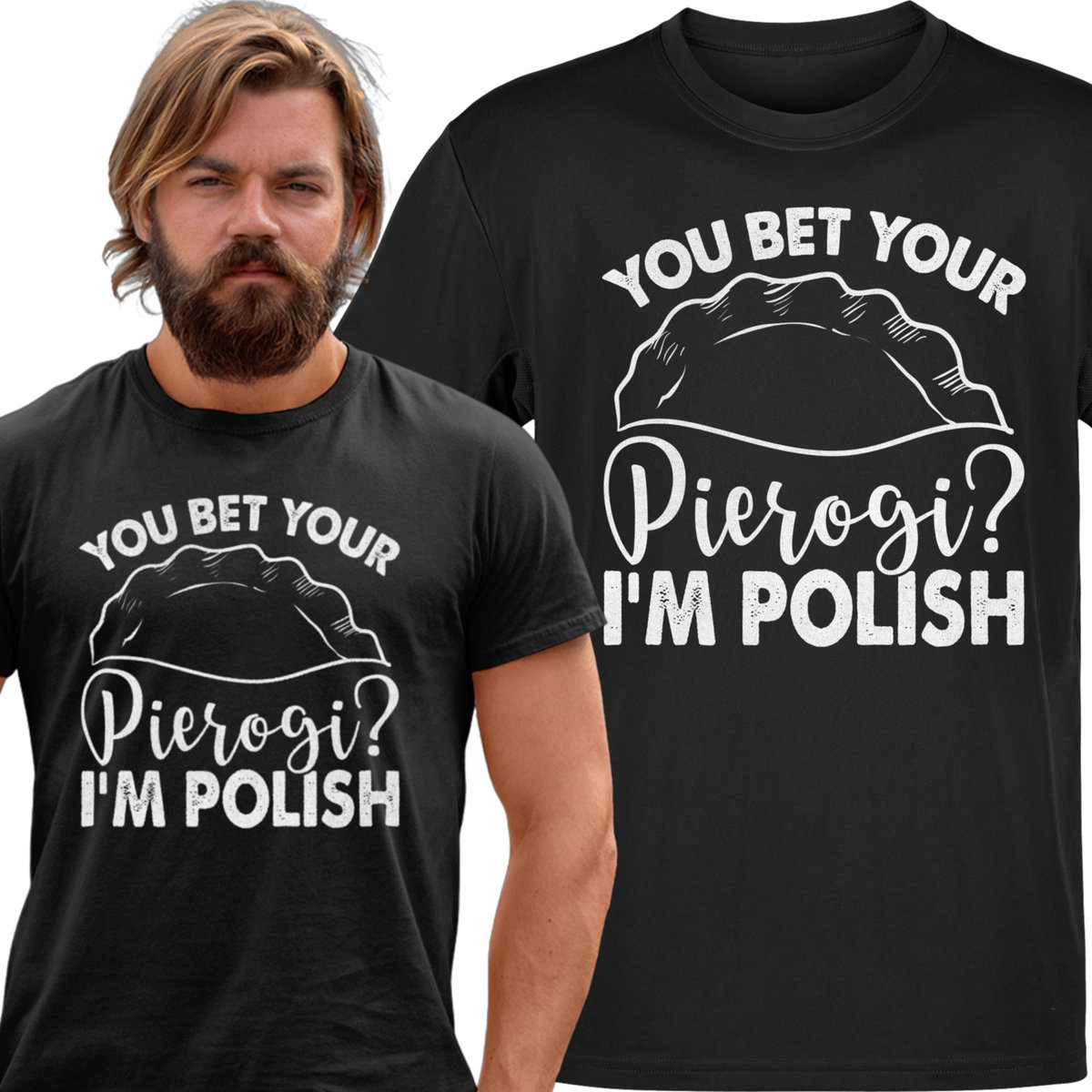 Koszulka męska Założysz Się O Pierogi Polska M - VoloDonum | Moda Sklep ...