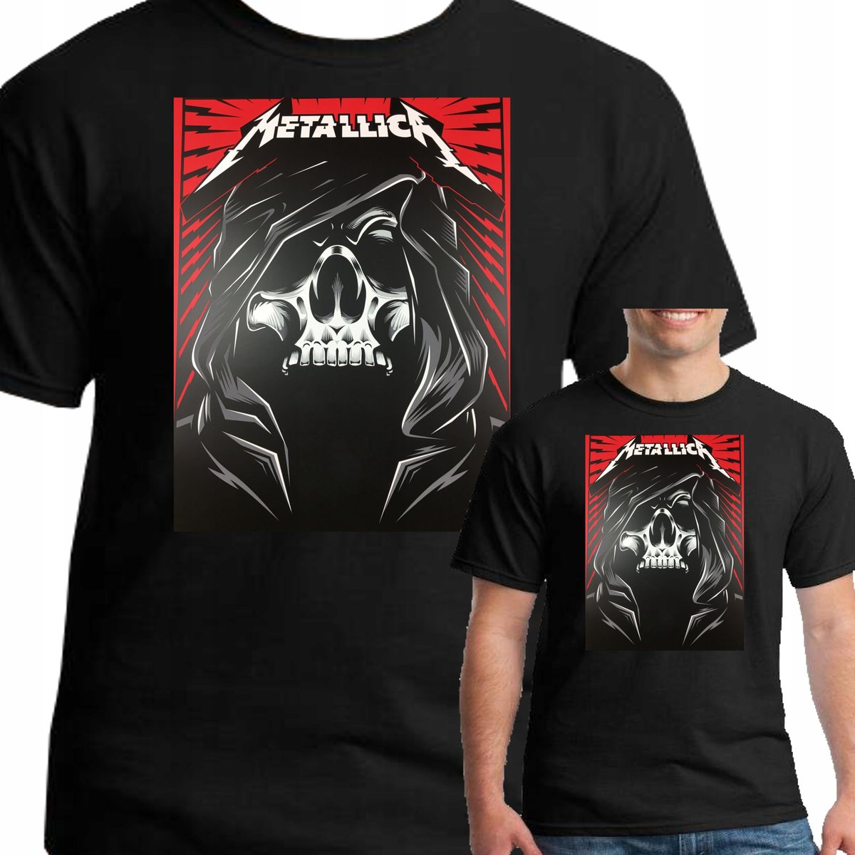 Koszulka Metallica Prezent Metal Xl 3071 Czarna - Inna marka | Moda ...