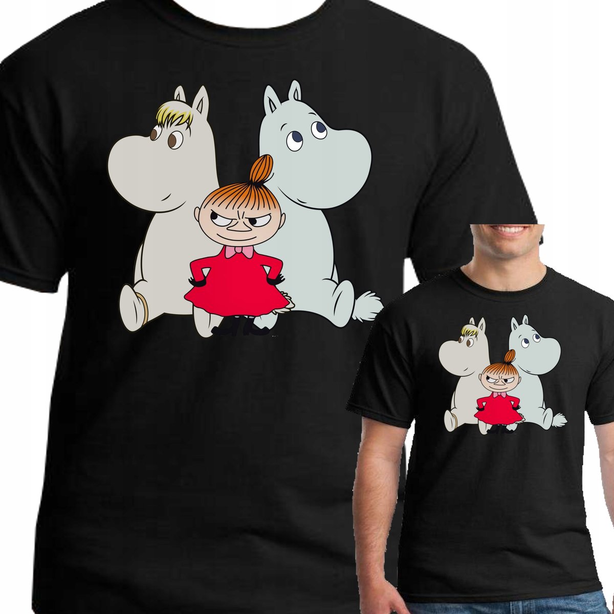 Koszulka Muminki Mała Mi Migotka L 3056 Czarna - Inna marka | Moda ...