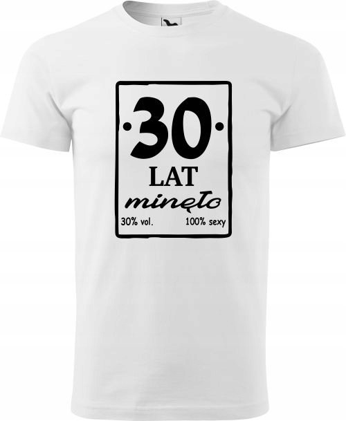 Koszulka na 30 urodziny 30 lat minęło Super prezent dla Niego męska S/Aradena - Inna marka ...