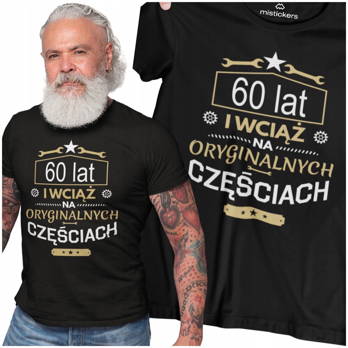 Koszulka Na 60 Urodziny Prezent Sześćdziesiątkę Męska Dla Faceta Mężczyzny - inna (Inny) | Moda ...
