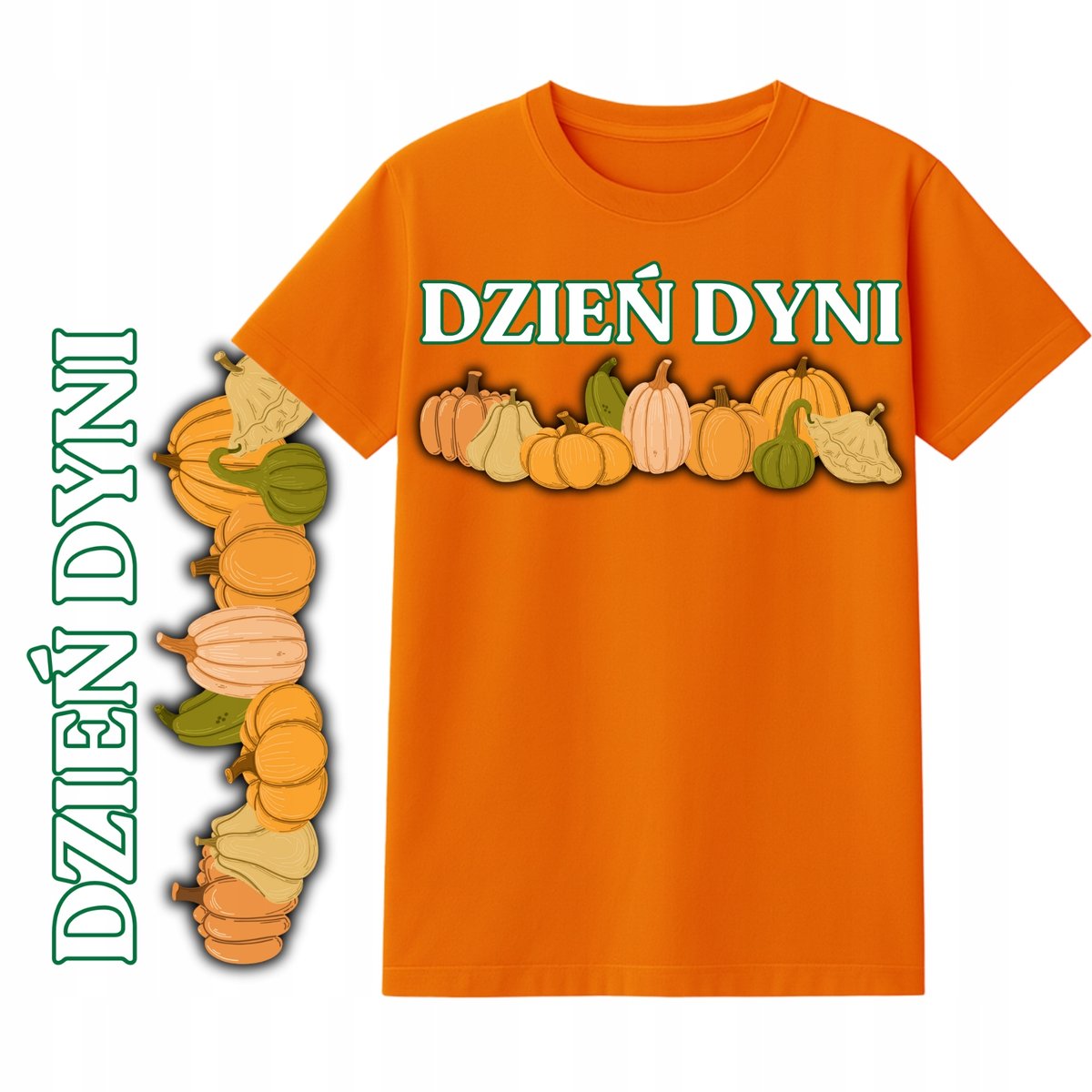KOSZULKA NA DZIEŃ DYNI DLA DZIECI NADRUK DO SZKOŁY I PRZEDSZKOLA 110-122 - Szumila | Sklep EMPIK.COM