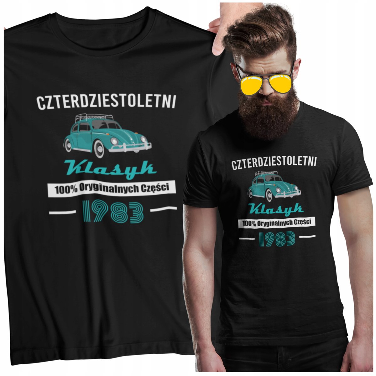 Koszulka Na Urodziny Prezent 30 40 50 60 Samochody - Mistickers | Moda Sklep EMPIK.COM