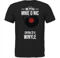 KOSZULKA NIE PYTAJ CHYBA ŻE O WINYLE Prezent - DrukPrintPrezent | Moda Sklep EMPIK.COM