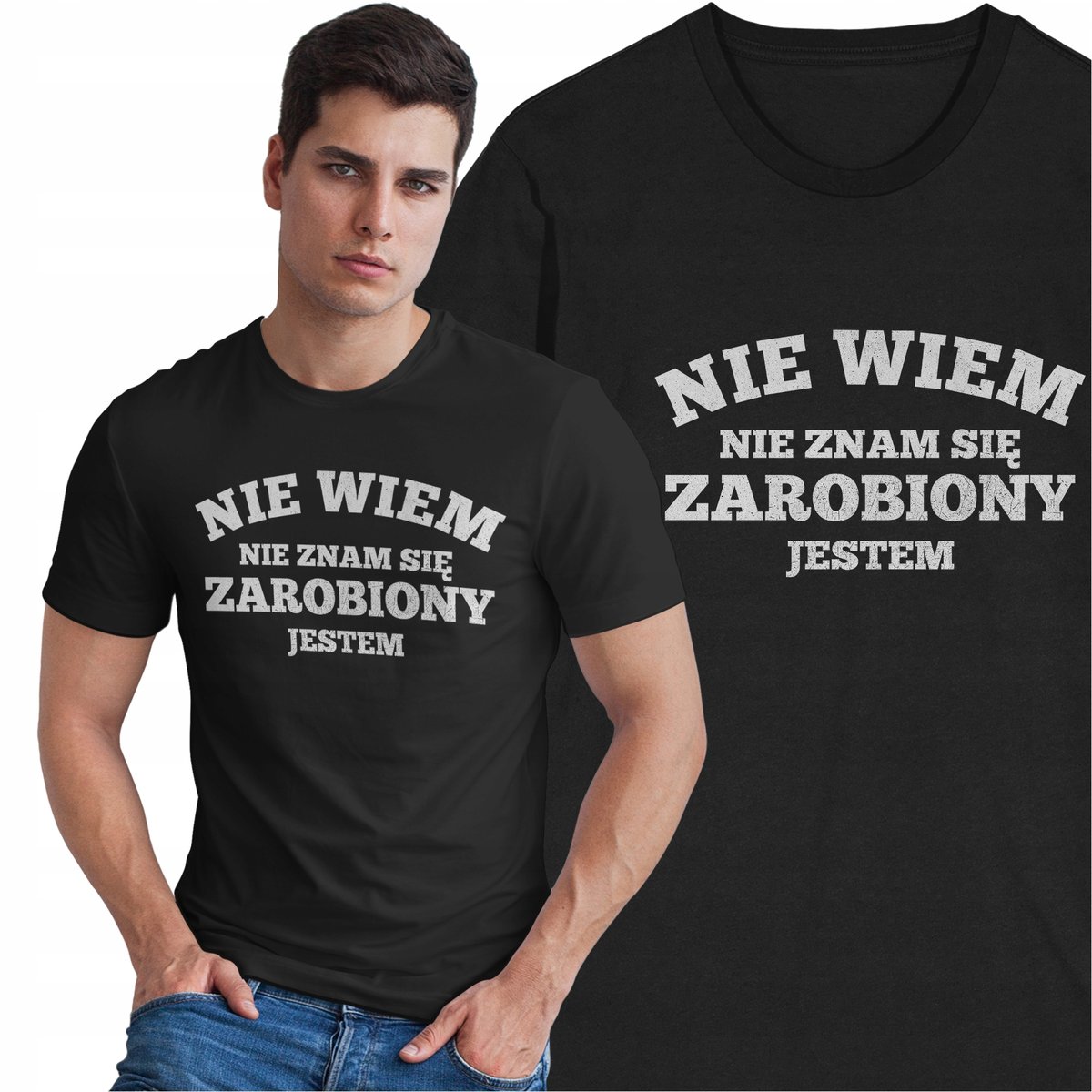 Koszulka Nie Wiem Nie Znam Się Zarobiony Jestem Prezent dla Taty Szwagra - Inna marka | Moda ...