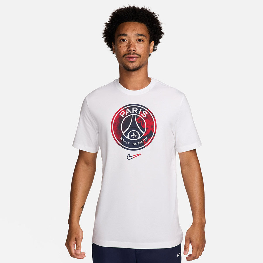 Koszulka Nike PSG Crest Tee FV8558-100 XL biały - Nike | Sport Sklep EMPIK.COM