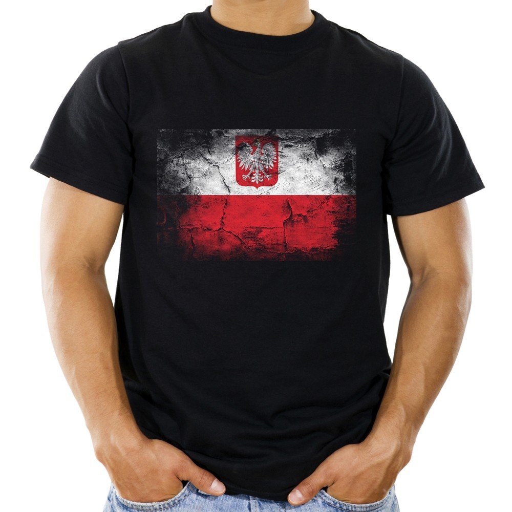 Koszulka patriotyczna flaga orzeł Polska M - JHK | Moda Sklep EMPIK.COM