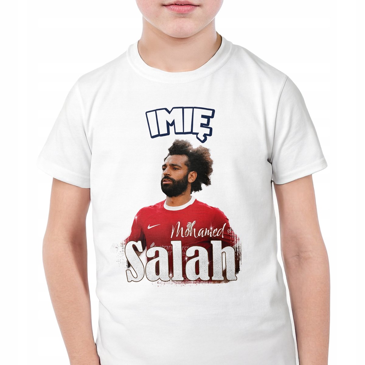 Koszulka personalizowana biała dziecięca Mohamed Salah Liverpool r. 122 ...