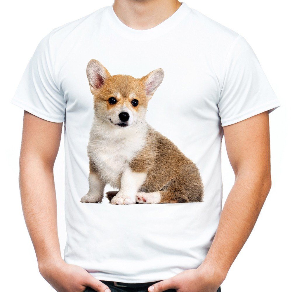 koszulka pies corgi szczeniak męska L - JHK | Moda Sklep EMPIK.COM