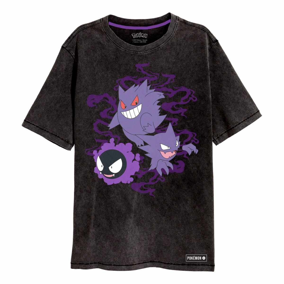Koszulka Pokemon Unisex Dla Dorosłych Z Duchami (M / Czarny) - Pokemon ...