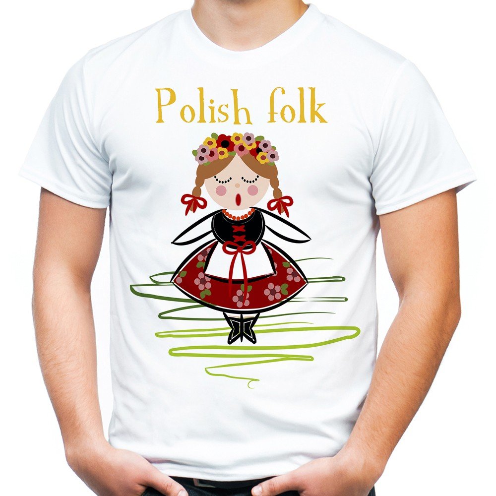 Koszulka Polish Folk ludowa męska L - JHK | Moda Sklep EMPIK.COM
