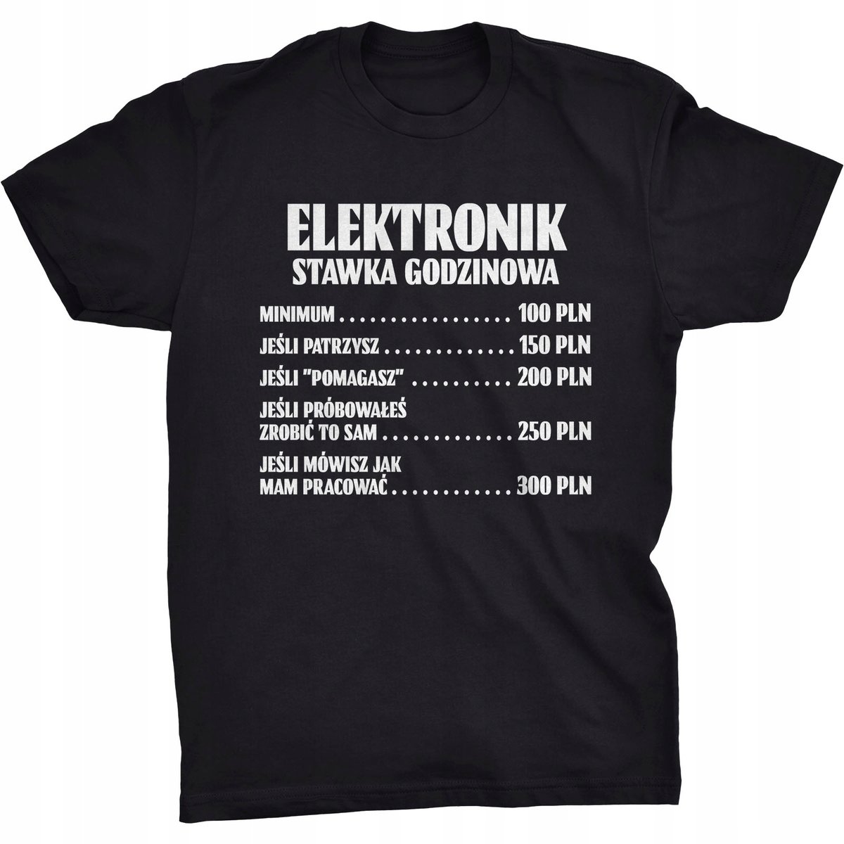Koszulka Stawka Godzinowa Dla Elektronika Prezent - GILDAN | Moda Sklep EMPIK.COM