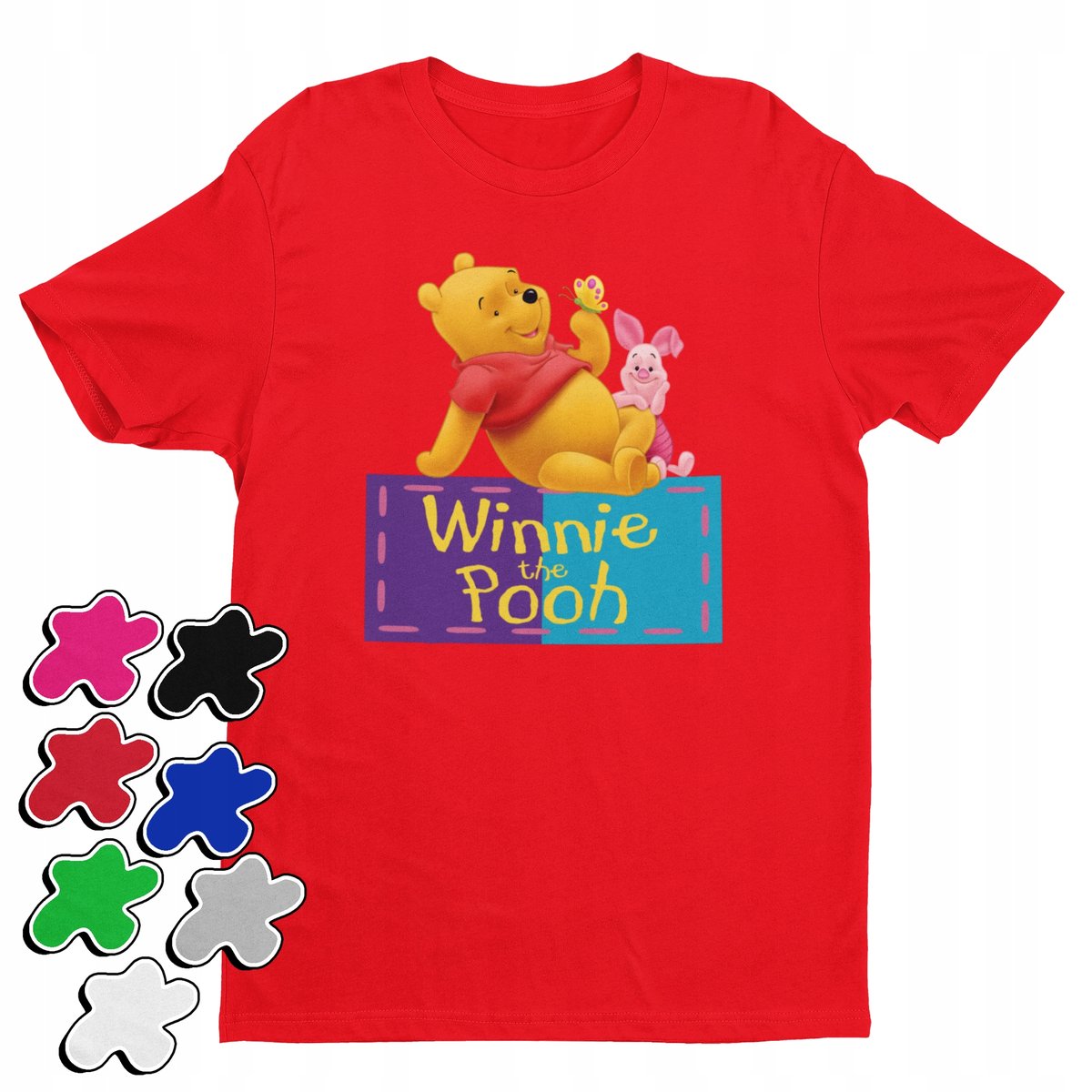 Koszulka T-Shirt Dziecięca Z Nadrukiem Kubuś Puchatek Misia Miś -Xxxs 86-98 - Inna marka | Sklep ...