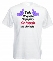 Koszulka TAK Wygląda Najlepszy Chłopak na Prezent - Inna marka | Moda Sklep EMPIK.COM