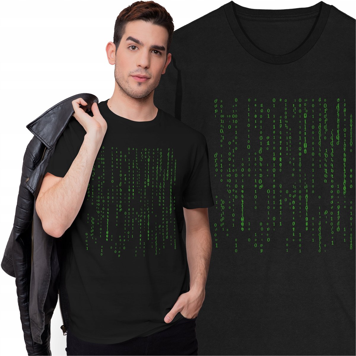 Koszulka The Matrix Neo Morfeusz Keanu Reeves Kod Binarny - Inna marka | Moda Sklep EMPIK.COM
