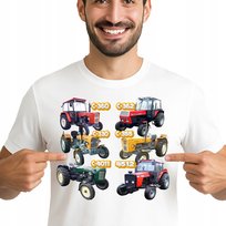KOSZULKA TRAKTOR DLA ROLNIKA Z TRAKTOREM C360 URSUS C330 CIĄGNIK XL 3531 - FRUIT OF THE LOOM ...
