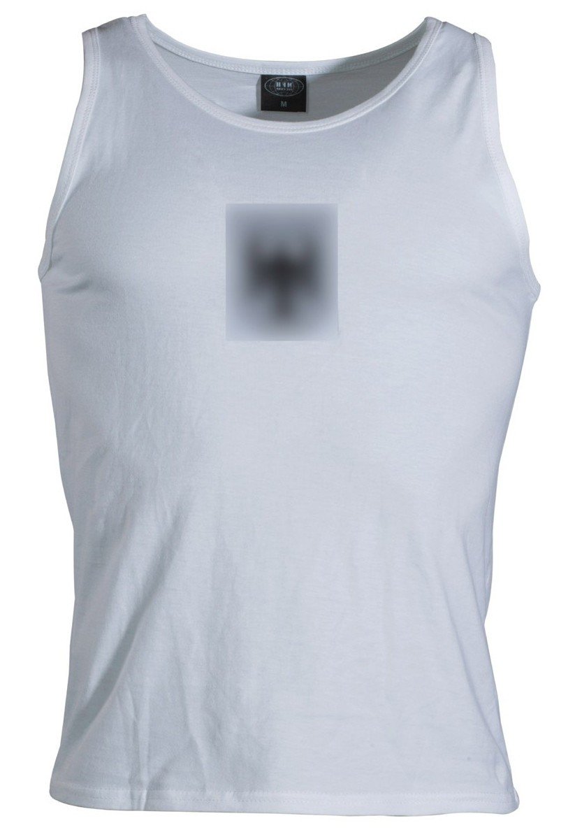 Koszulka Us Tank-Top Mit Adler Biały 170 G L - MFH | Moda Sklep EMPIK.COM