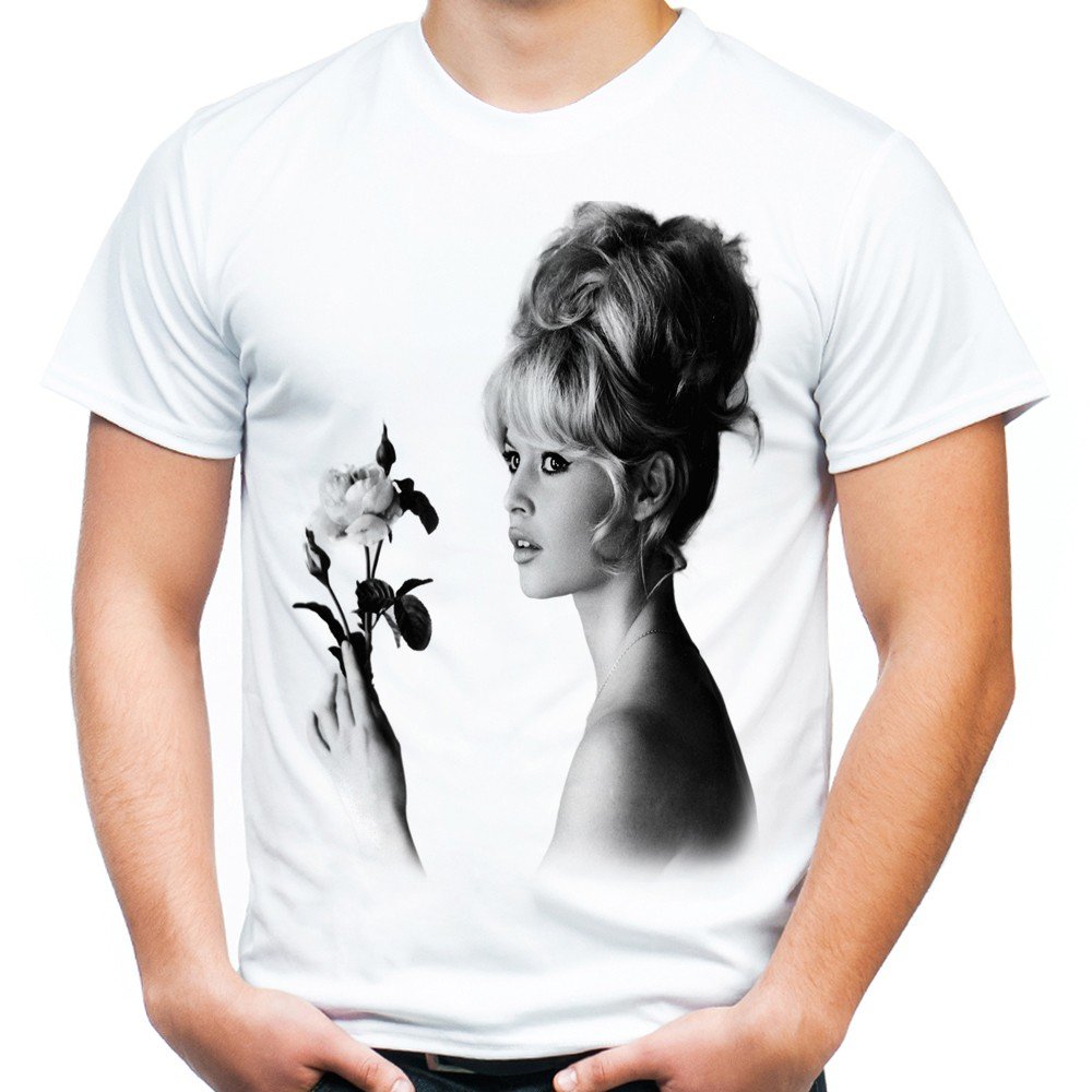 koszulka z Brigitte Bardot róża męska L - JHK | Moda Sklep EMPIK.COM
