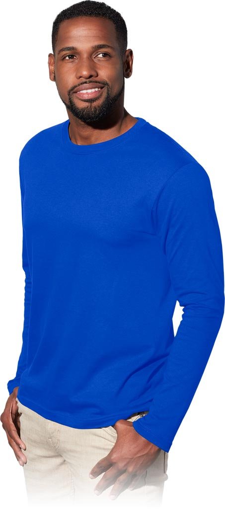 Koszulka z długim rękawem niebieski roz.S - Inna marka | Sklep EMPIK.COM