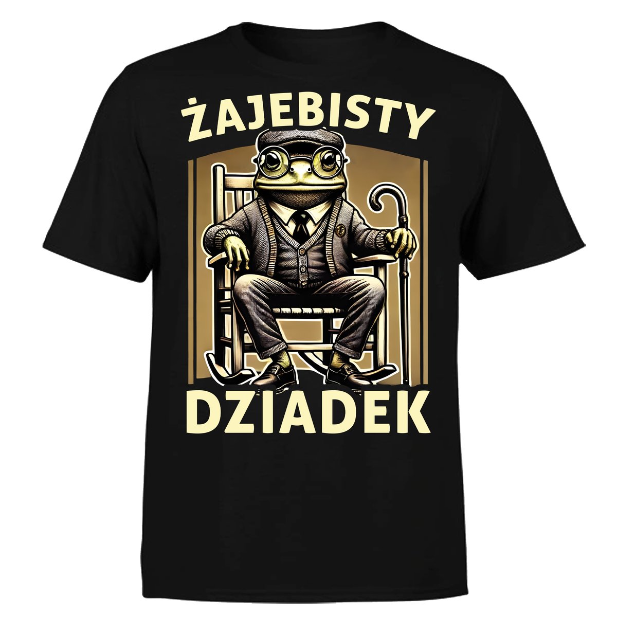 Koszulka Z Nadrukiem Żajebisty Dziadek Prezent Na Dzień Babci I Dziadka M - ARTEX FASHION | Moda ...