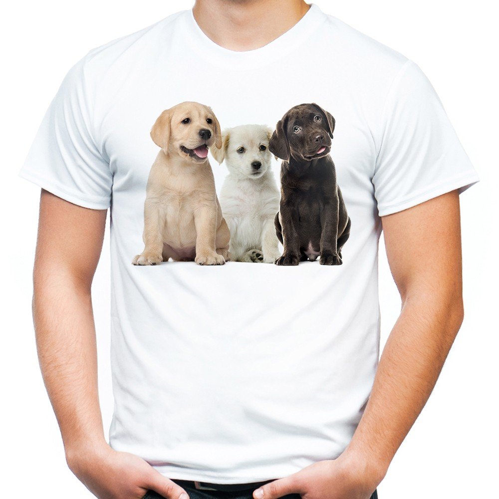 Koszulka z psami rasy labrador męska L - JHK | Moda Sklep EMPIK.COM