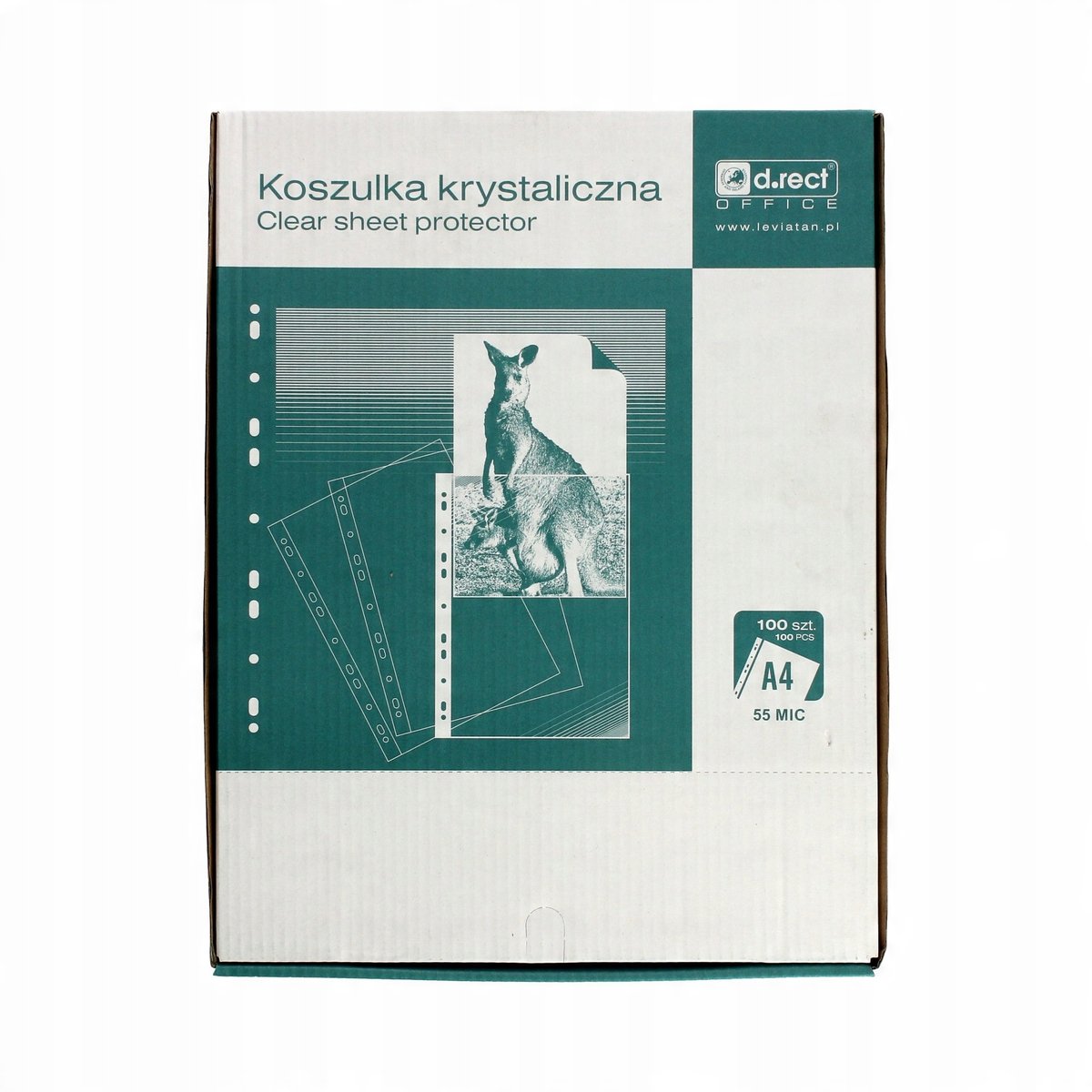Koszulki koszulka na dokumenty D.Rect A4 w kartonie pudełku 55mic 100szt - inna (Inny) | Sklep ...