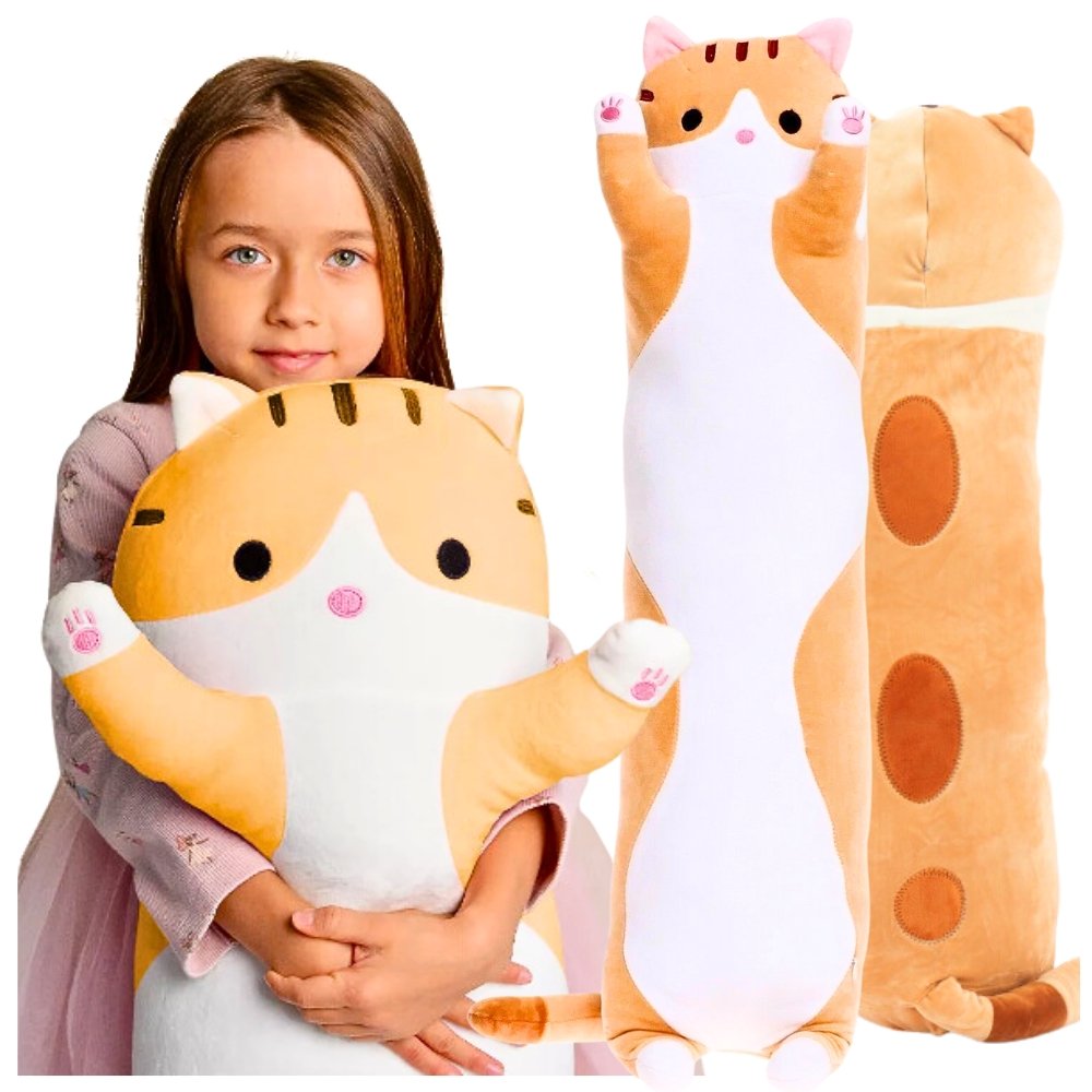 Kot Poduszka Maskotka Dla Dziecka 110Cm - Zolta | Sklep EMPIK.COM