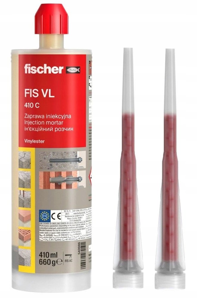Kotwa Chemiczna Fischer 540986 Fis Vl 410 C 410 Ml - FISCHER | Sklep ...