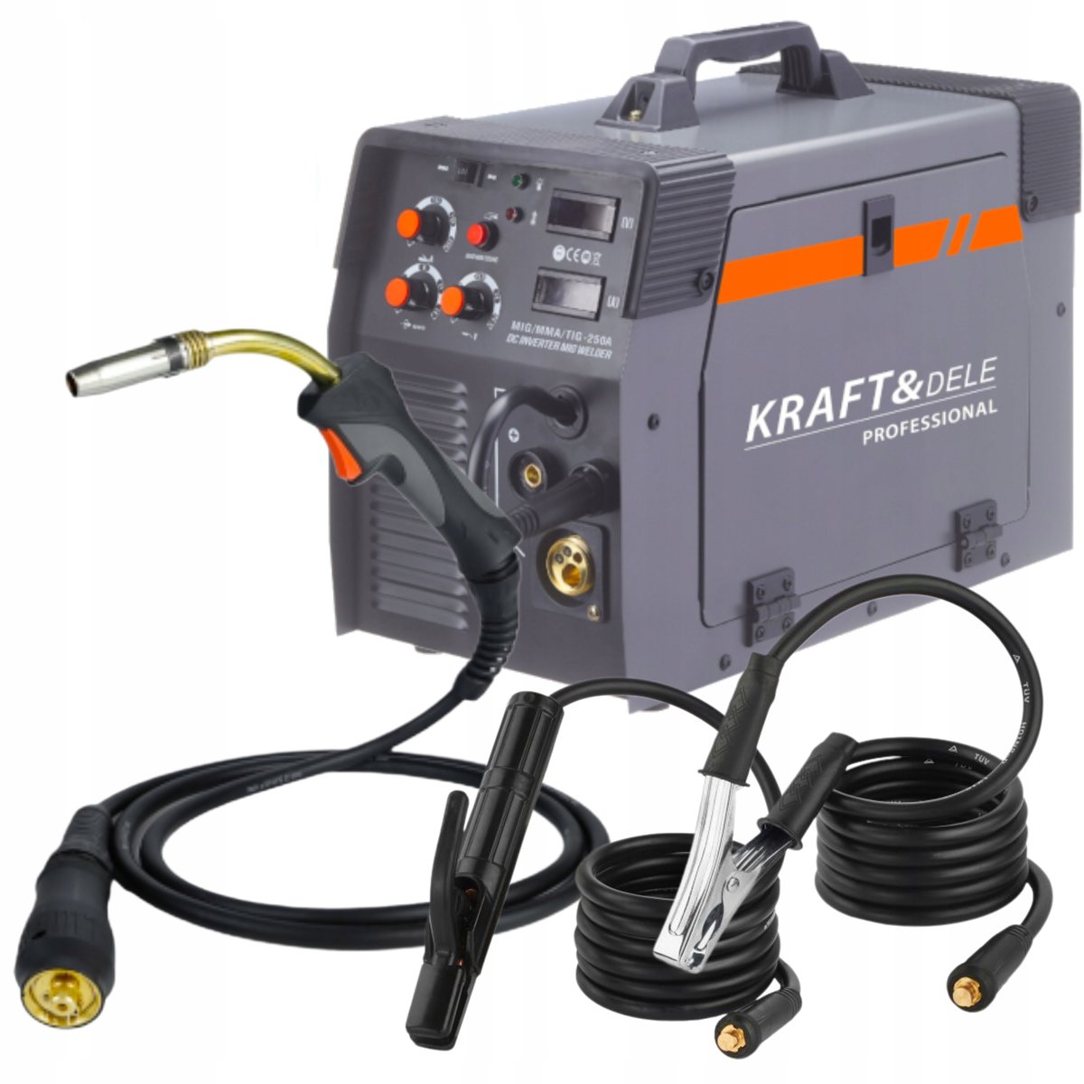 Kraft&Dele Spawarka Inwertorowa Migomat Mig / Mag / Mma / Tig 250A ...