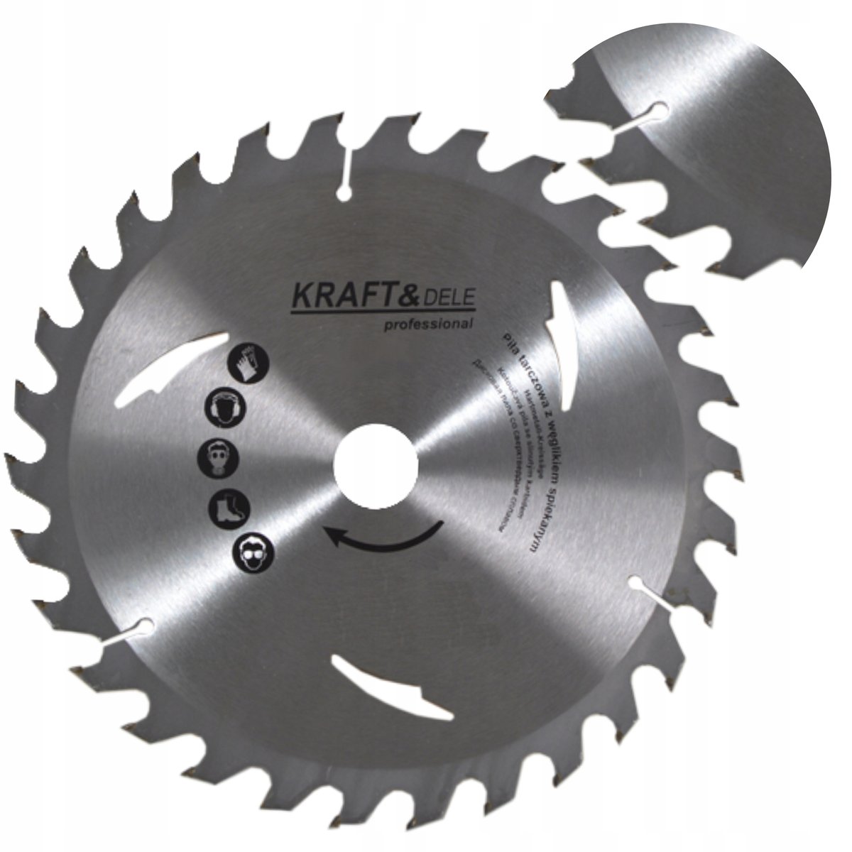 KRAFT&DELE TARCZA WIDIOWA 400 MM / 32MM DO DREWNA KD949 - KRAFT&DELE | Sklep EMPIK.COM