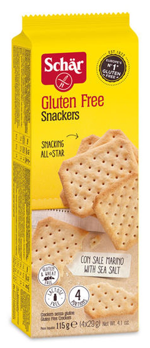 Krakersy Snackers bezglutenowe 115g - Schär - Schar | Sklep EMPIK.COM