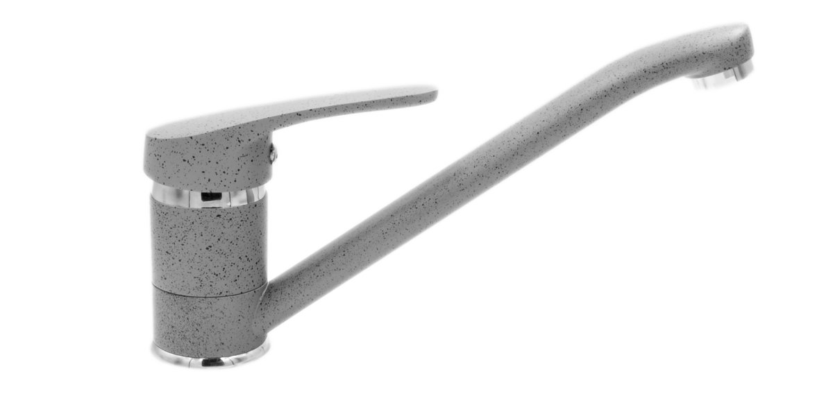Kran Kuchenny Prosty Do Zlewu Bateria Szara Rox - Granitan | Sklep ...
