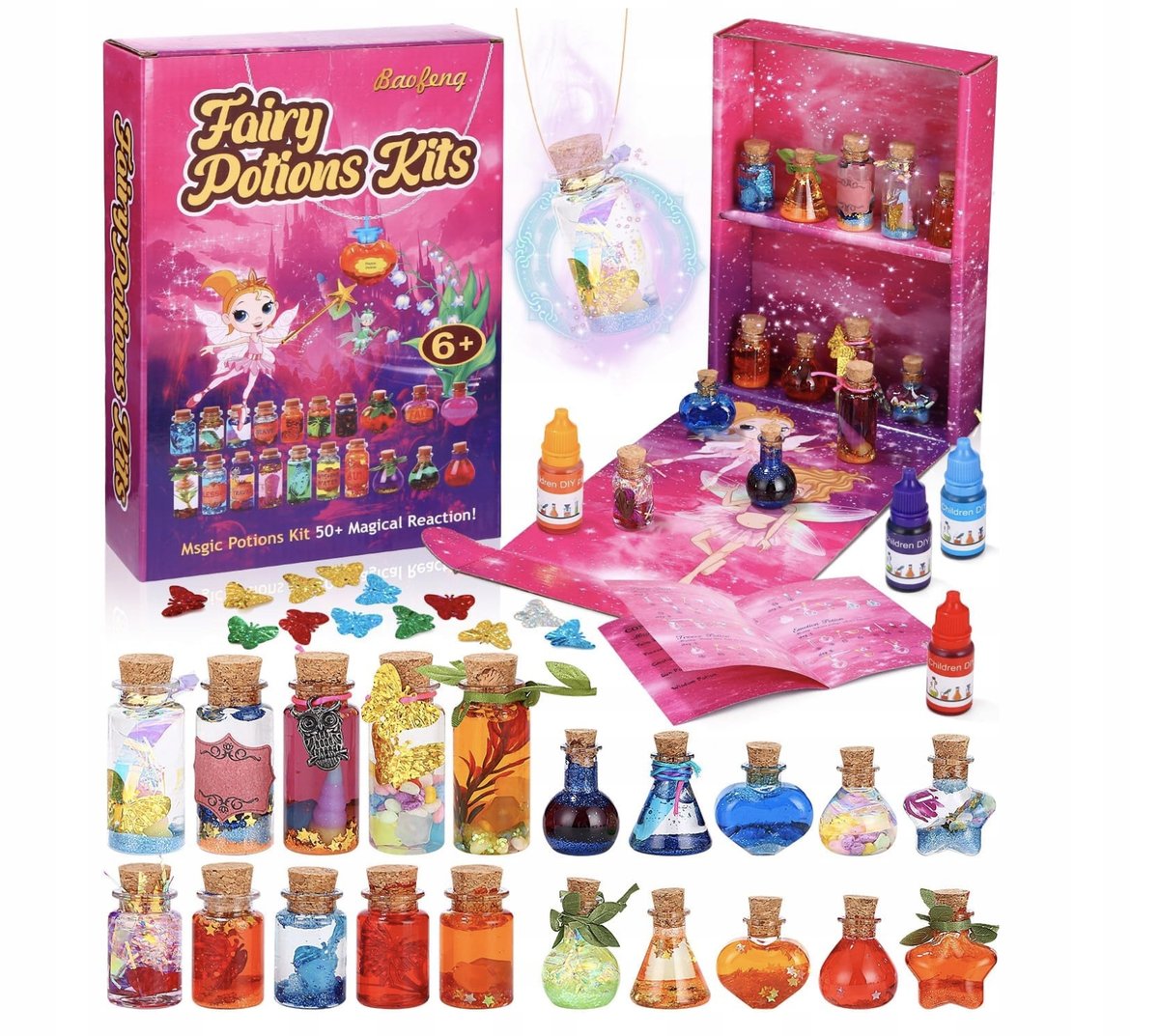 Kreatywny Zestaw Do Robienia Mikstur Dla Dzieci Magiczny Diy Wróżki ...