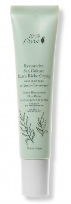 Krem nawilżający z minerałami morskimi – 100% PURE Restorative Sea ...